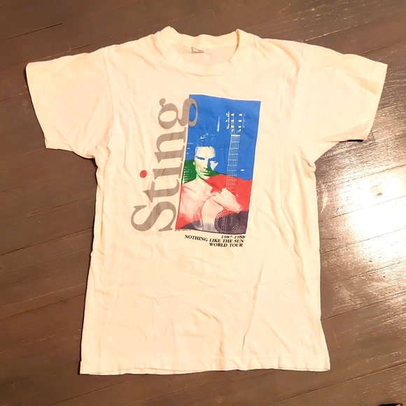 no brand | Tops | Sting 988 Vintage Concert T | Poshmark